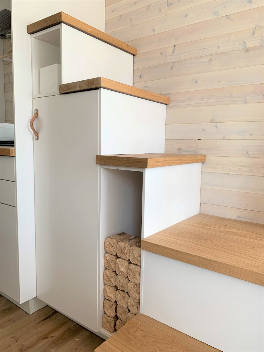 Impressionnante mini-maison sur roues créée par CABANE, une jeune ...