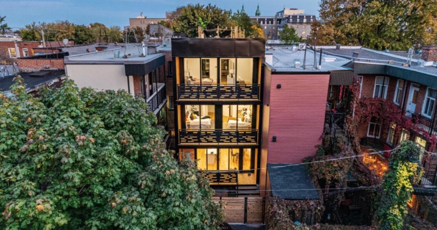 Sublime maison au style unique dans le quartier Ville-Marie à Montréal ...