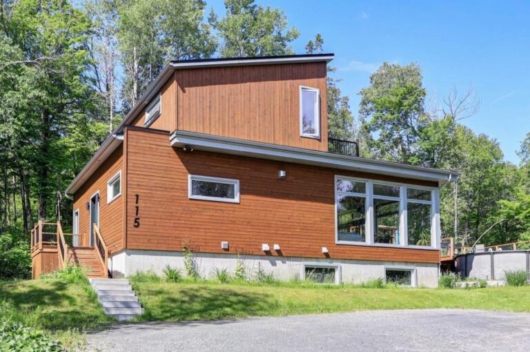 La Maison Nordique-Boréale située à Sainte-Adèle - Une demeure ...